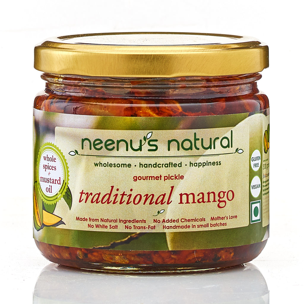 Homemade Traditional Mango Pickle | Aam ka Achaar | Neenu's Natural ...